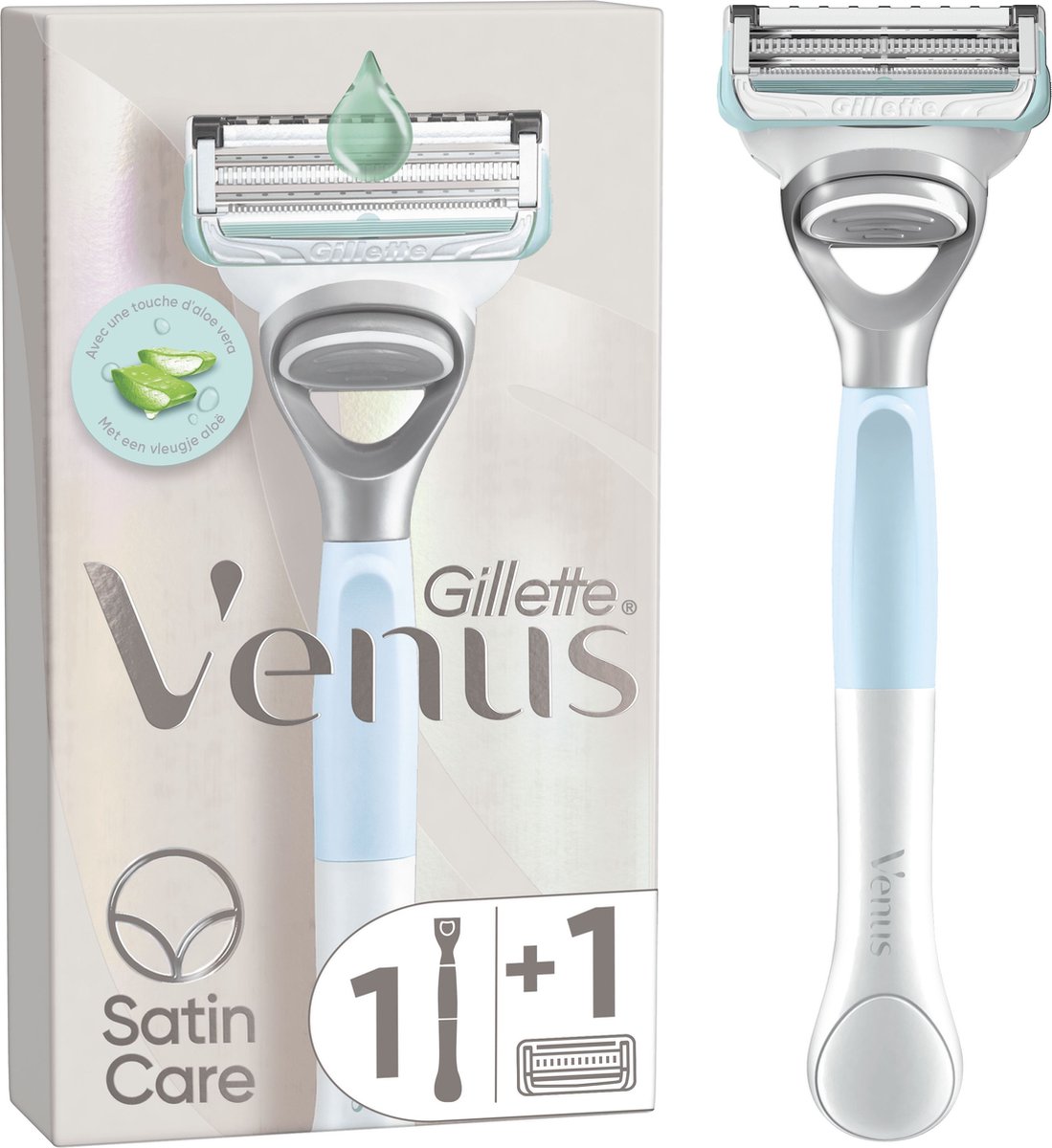 Gillette Venus - For Skin & Pubic Hair - Shaving System - 1 Razor Blad ...