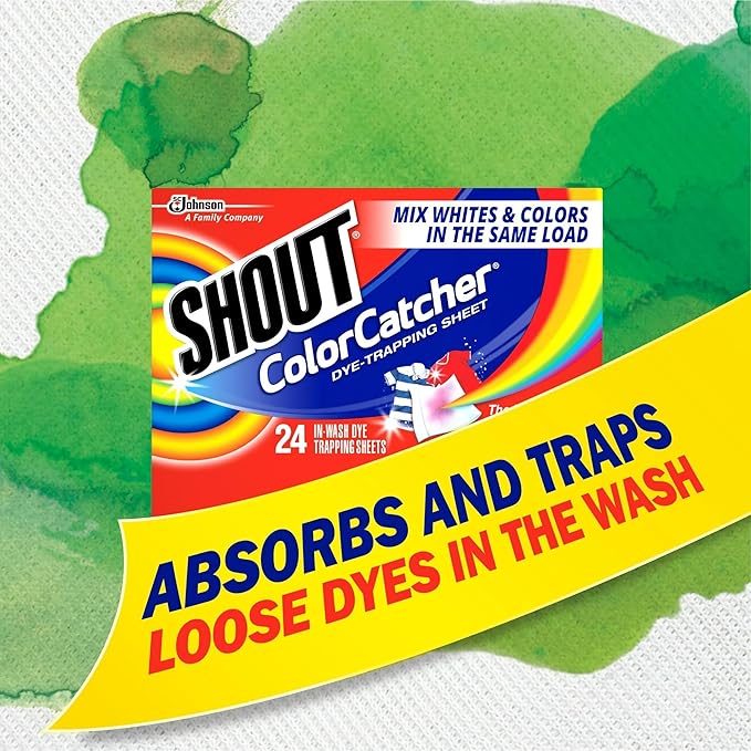 Shout Color Catcher 24 In-Wash Dye Trapping Sheets – Homeplace